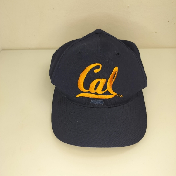 Accessories | California Headwear Navy Blue Cap With Gold Cal Logo ...
